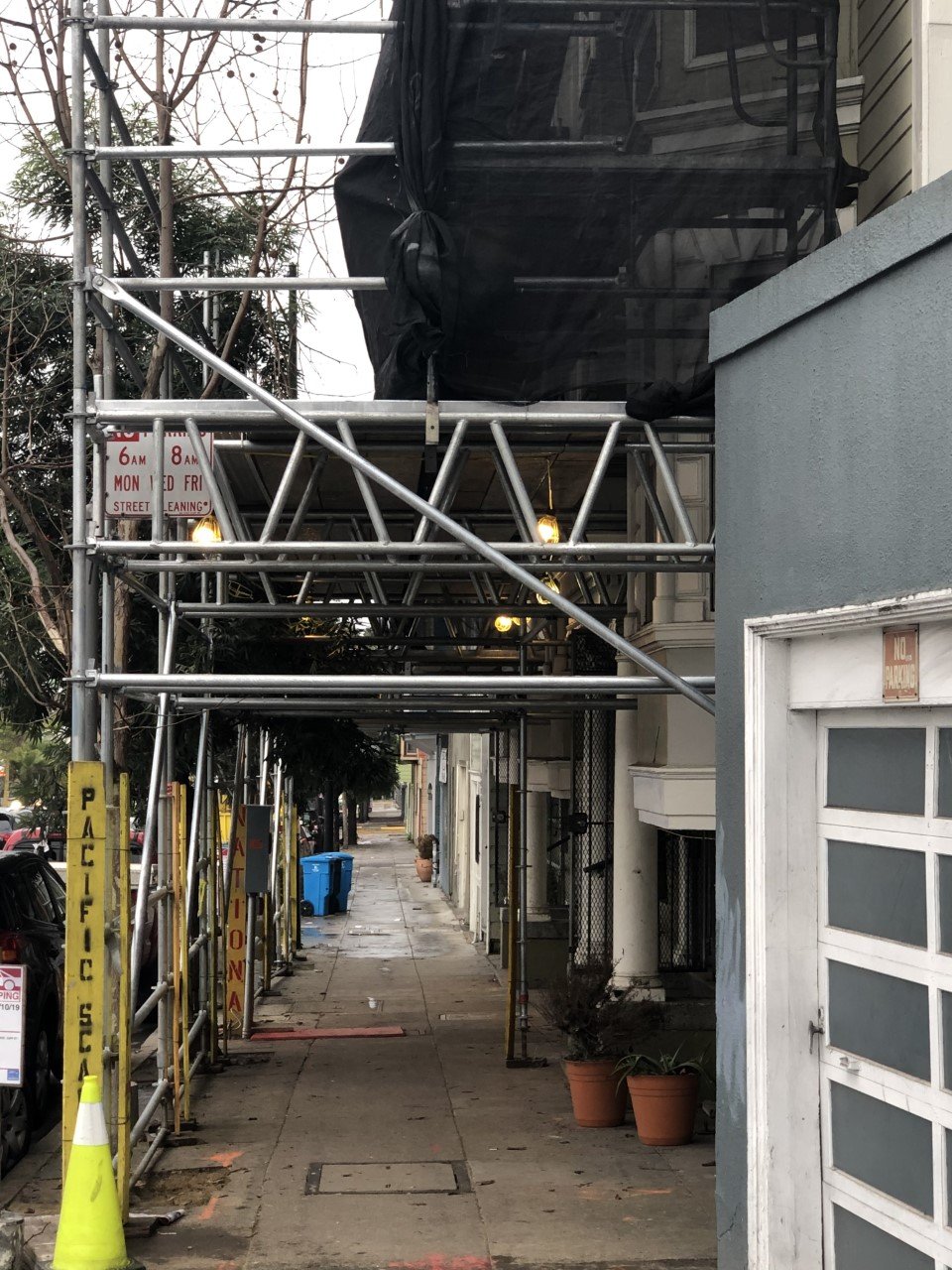 Pedestrian Canopy | San Francisco Bay Area | Pacific Scaffold Co. Inc.