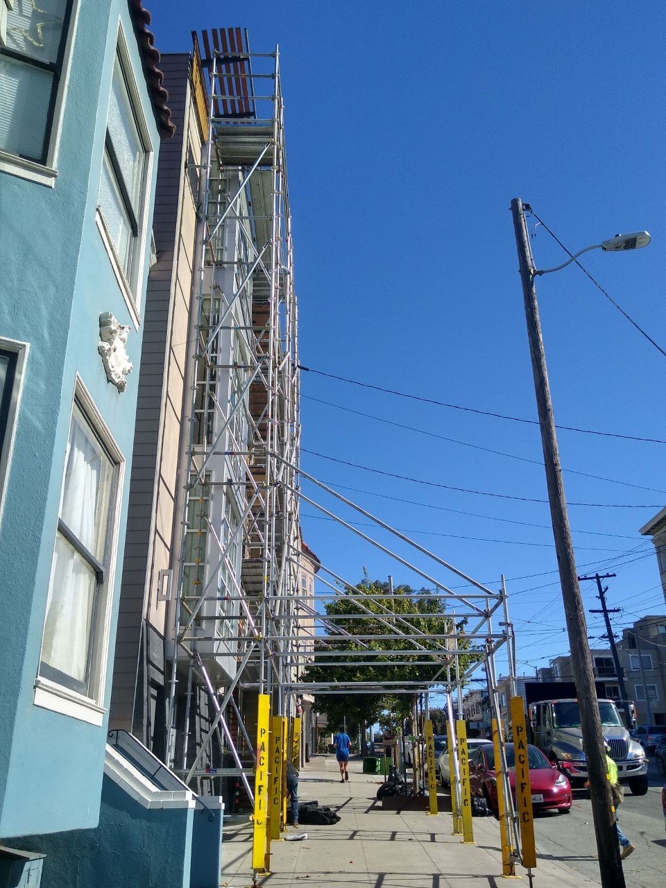 Pedestrian Canopy | San Francisco Bay Area | Pacific Scaffold Co. Inc.