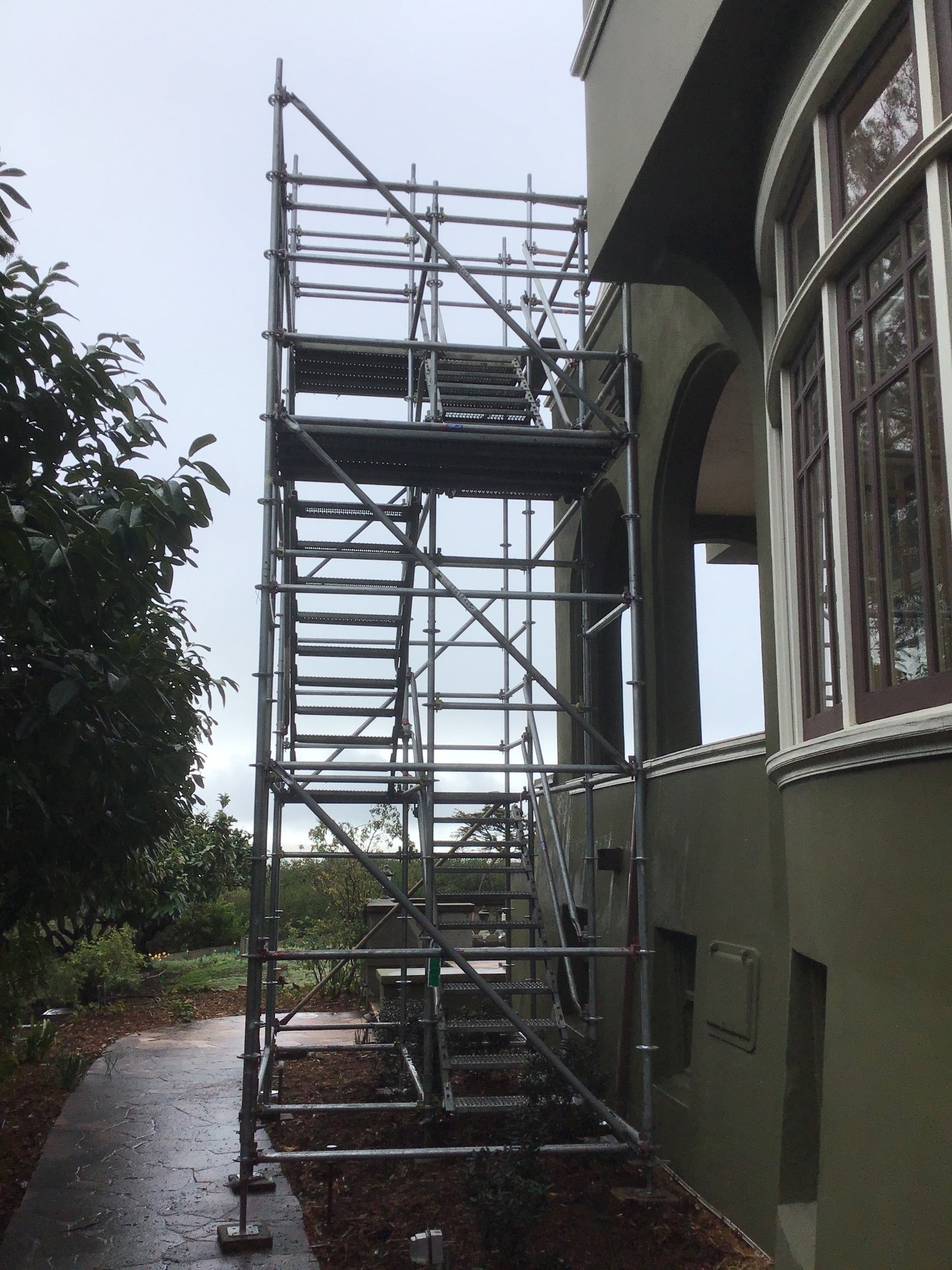 Temporary Stair | San Francisco Bay Area | Pacific Scaffold Co. Inc.