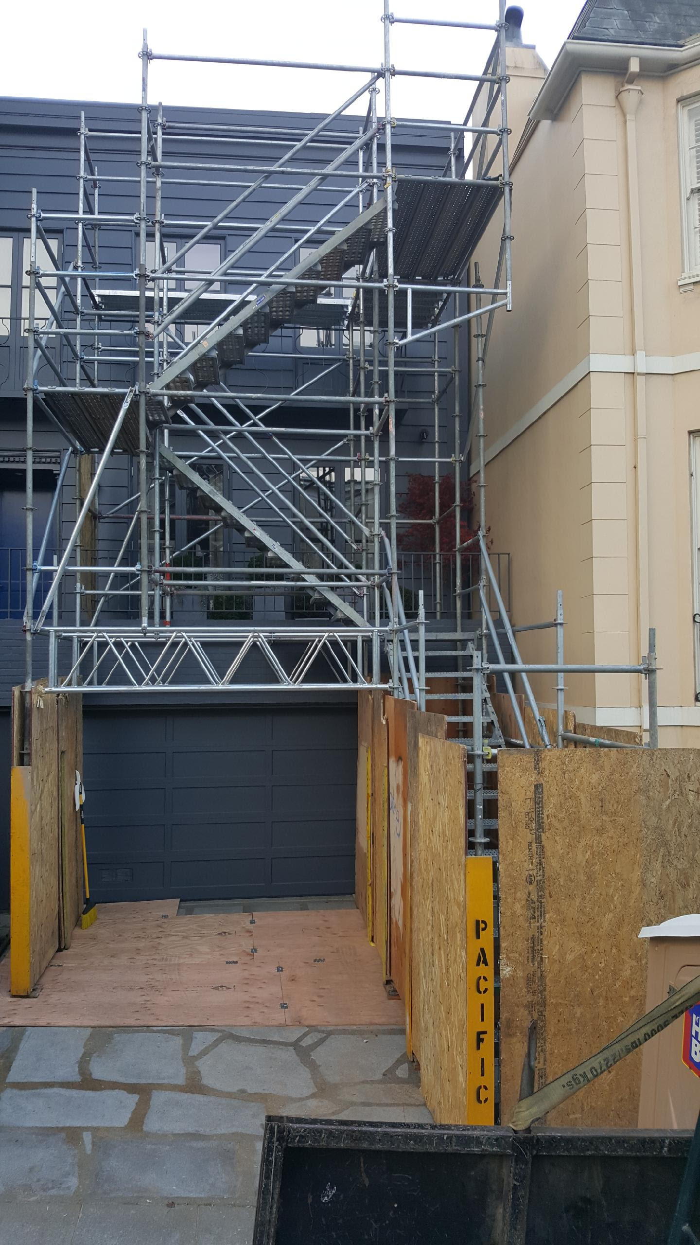 Temporary Stair | San Francisco Bay Area | Pacific Scaffold Co. Inc.