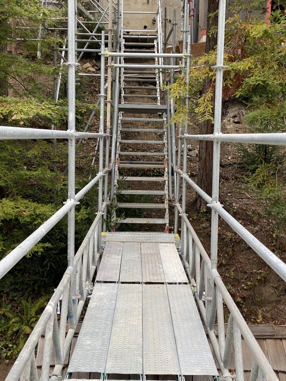 Temporary Stair | San Francisco Bay Area | Pacific Scaffold Co. Inc.