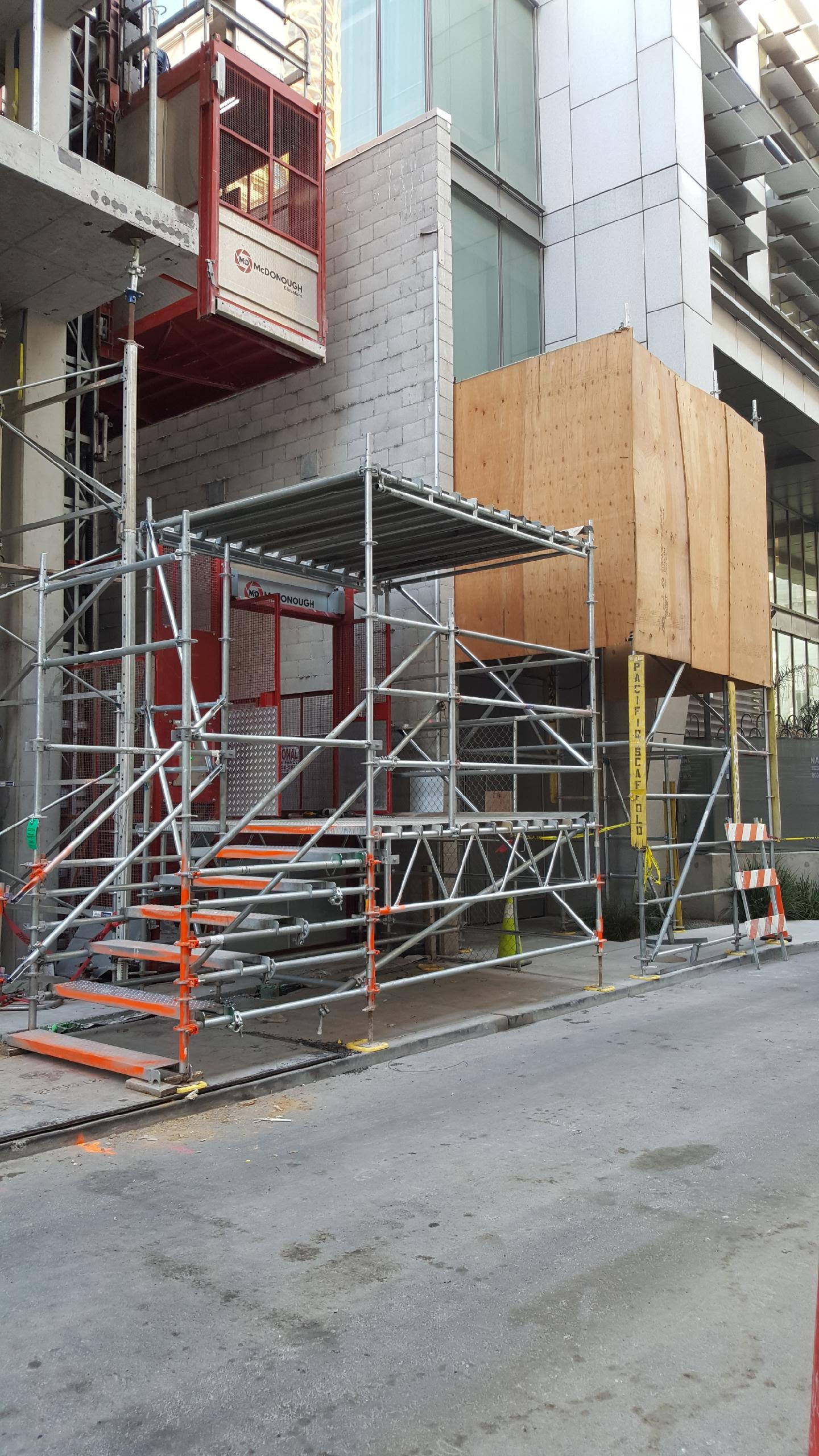 Temporary Stair | San Francisco Bay Area | Pacific Scaffold Co. Inc.