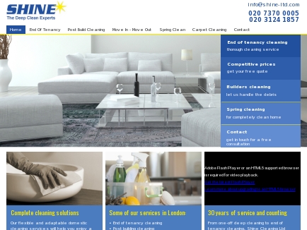 Quality cleaning services in London by Shine Cleaning Ltd