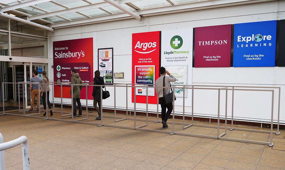 Supporting Social Distancing retail