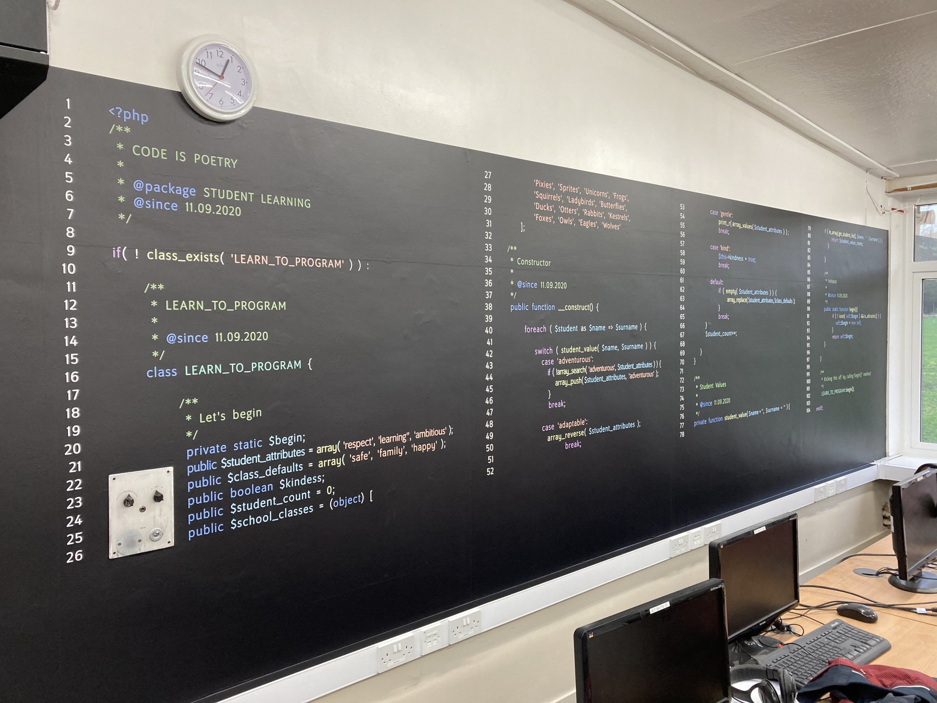 School Wall Graphics | Wall Art graphic | Walls Arts visual Service ...