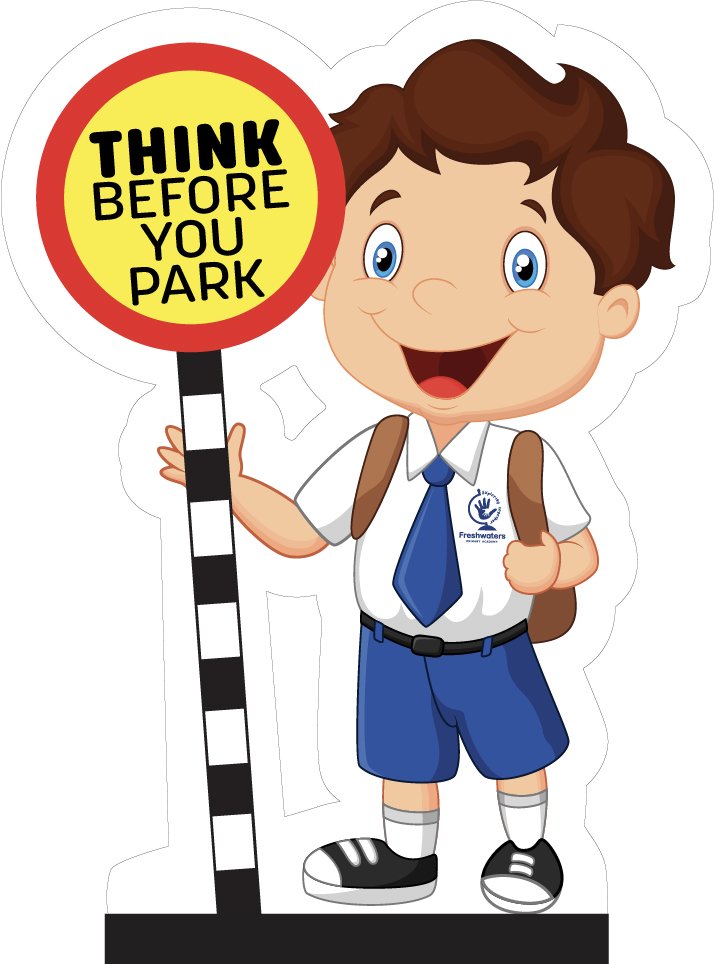 School SafetyTraffic Parking road Signs. No Parking Signs and banners