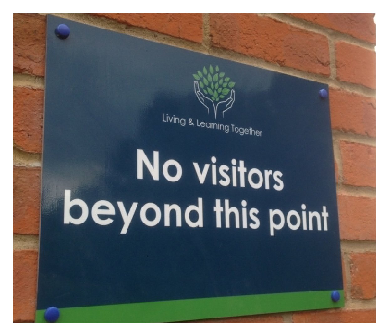 Signage for Primary & Secondary School - external wall gate signs