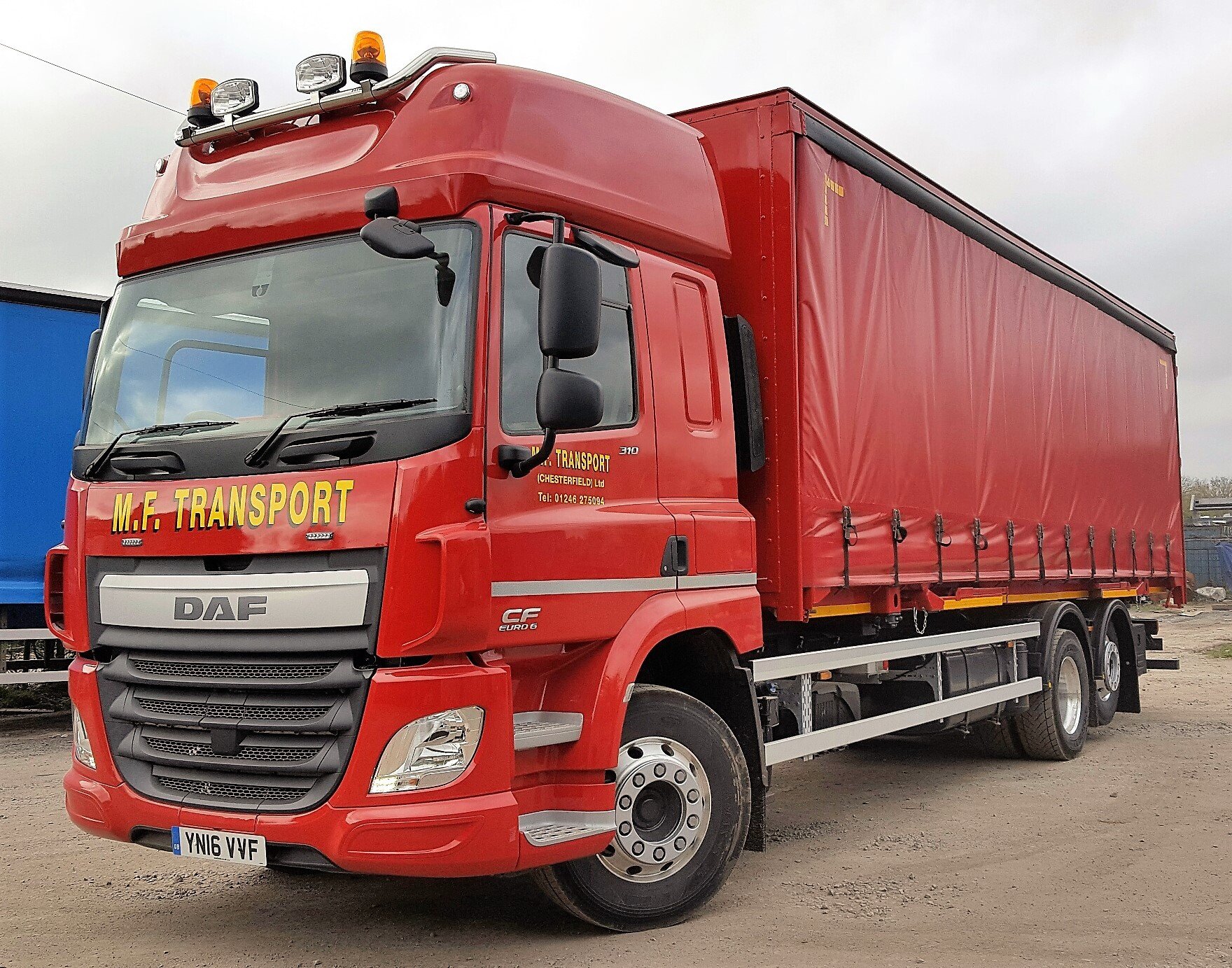 Our Logistics Fleet | M.F. Transport (Chesterfield) Limited