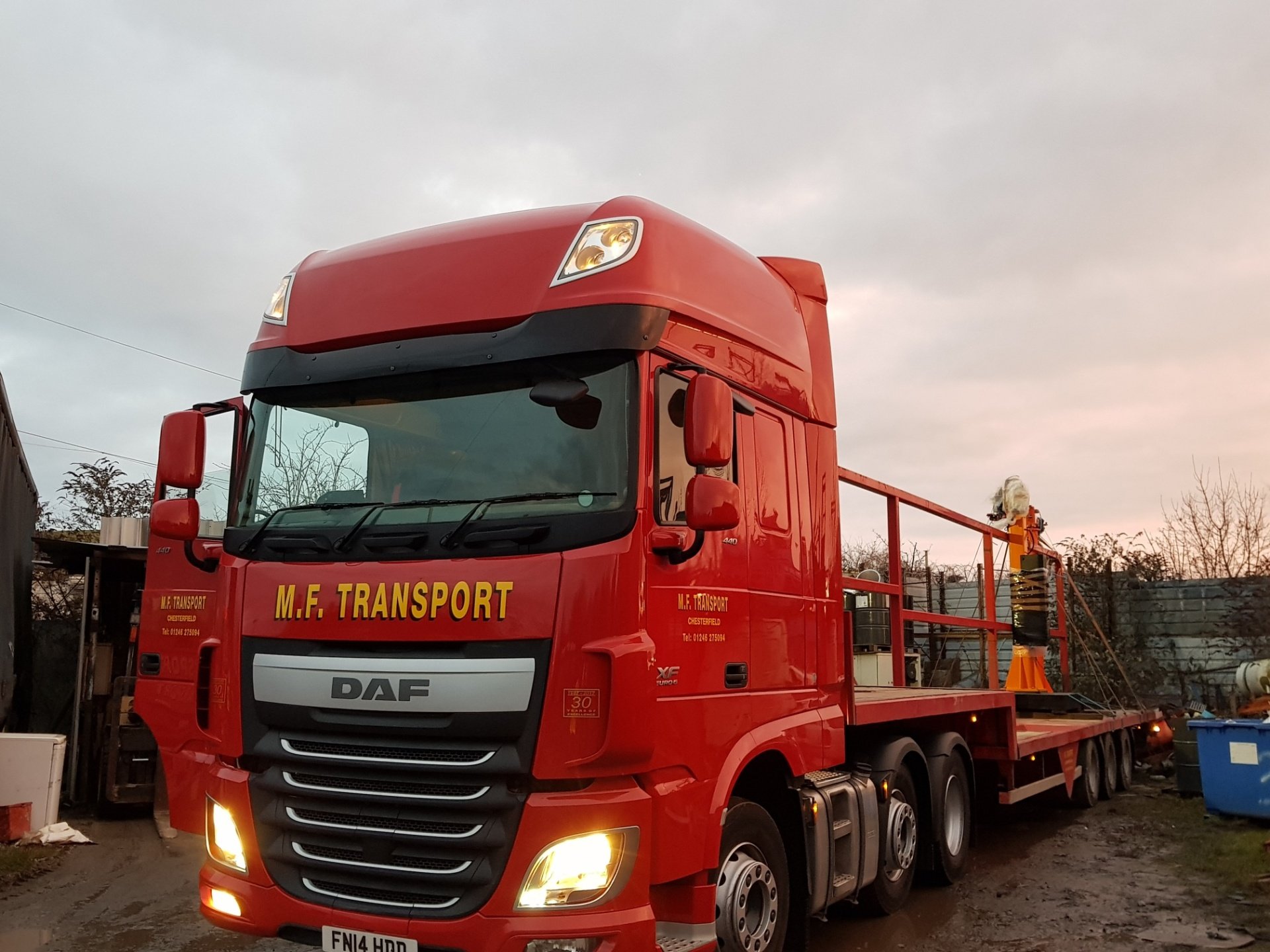 Our Logistics Fleet | M.F. Transport (Chesterfield) Limited