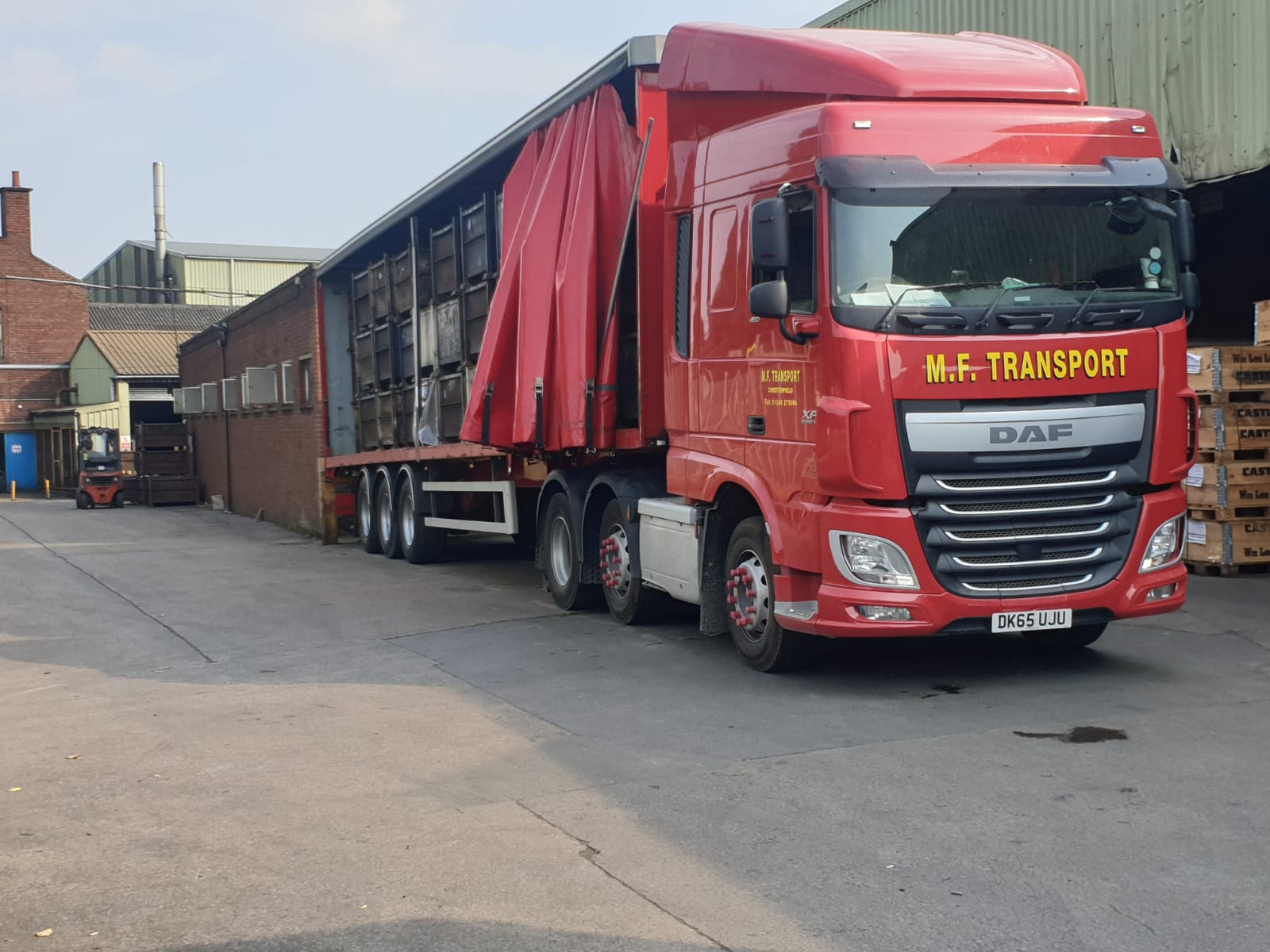 Our Logistics Fleet | M.F. Transport (Chesterfield) Limited