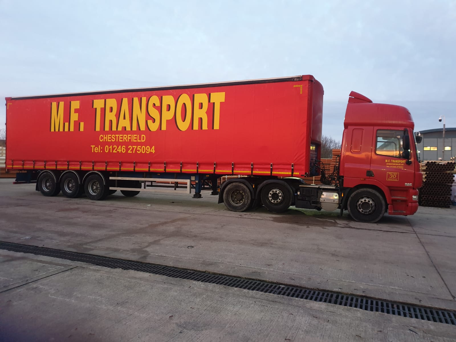 Our Logistics Fleet | M.F. Transport (Chesterfield) Limited