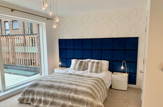 Padded wall tiles | The Leicester Headboard Co