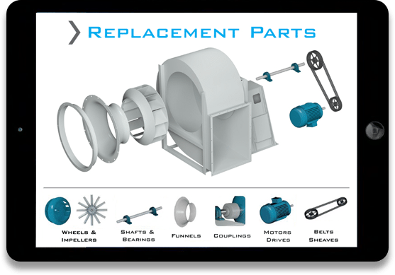 REPLACEMENT FAN PARTS