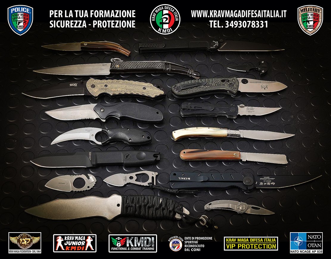 Corso Istruttore Krav Maga Knife - Disarmo e combattimento con coltello