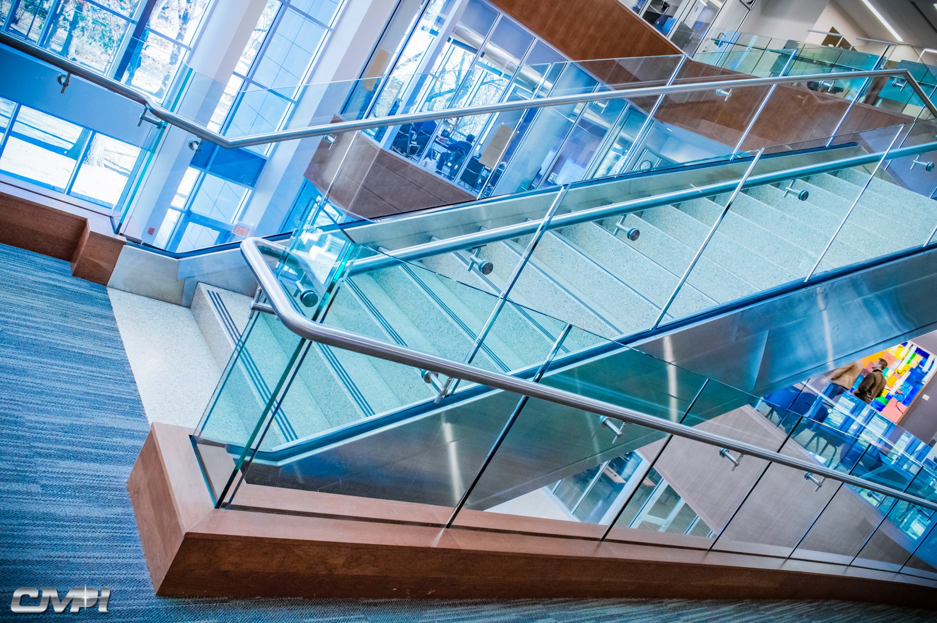 KSU Wefald Residence Hall | Stainless Glass Panel Guardrail