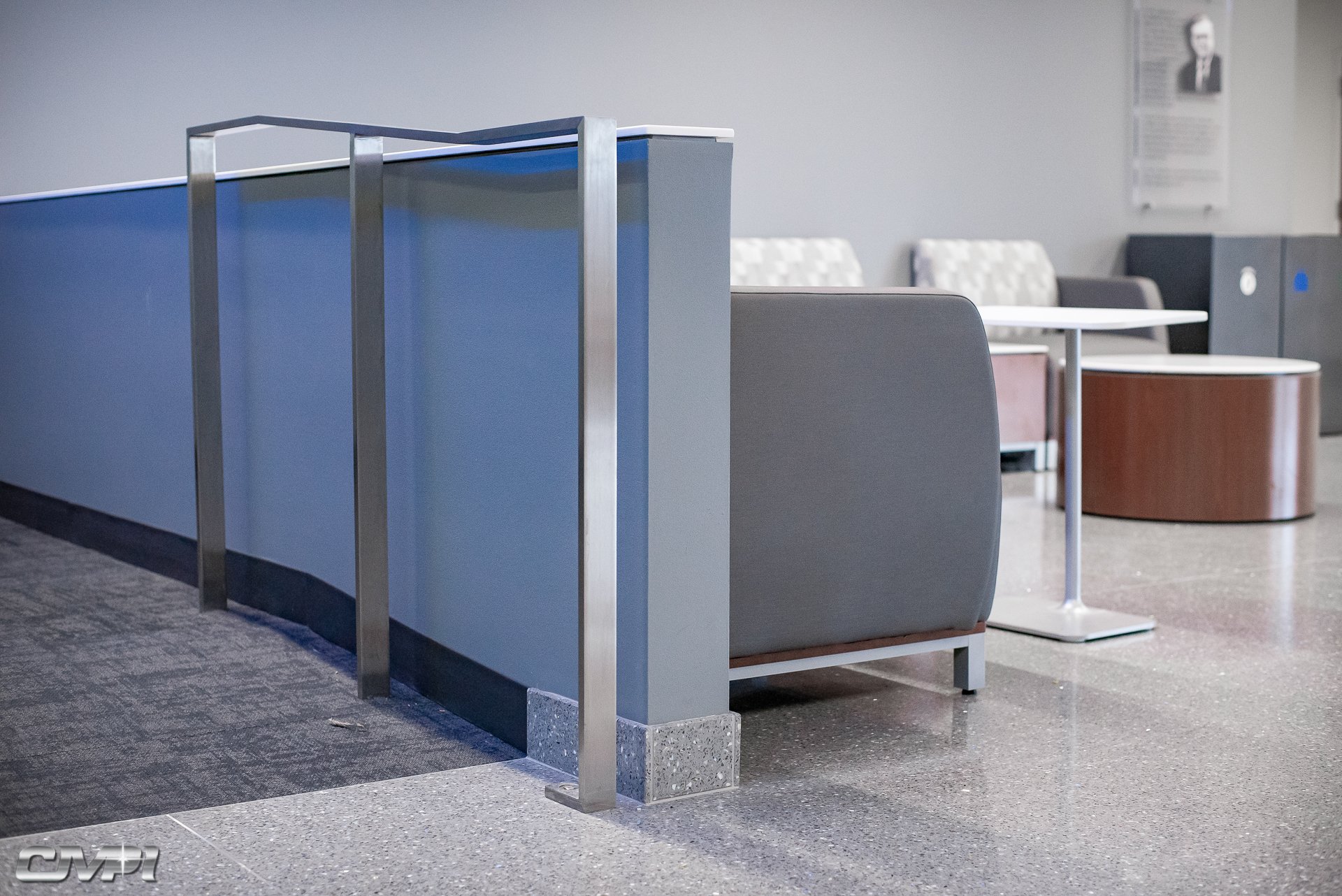 MSU Glass Hall | Stainless Steel & Glass Panel Guardrail