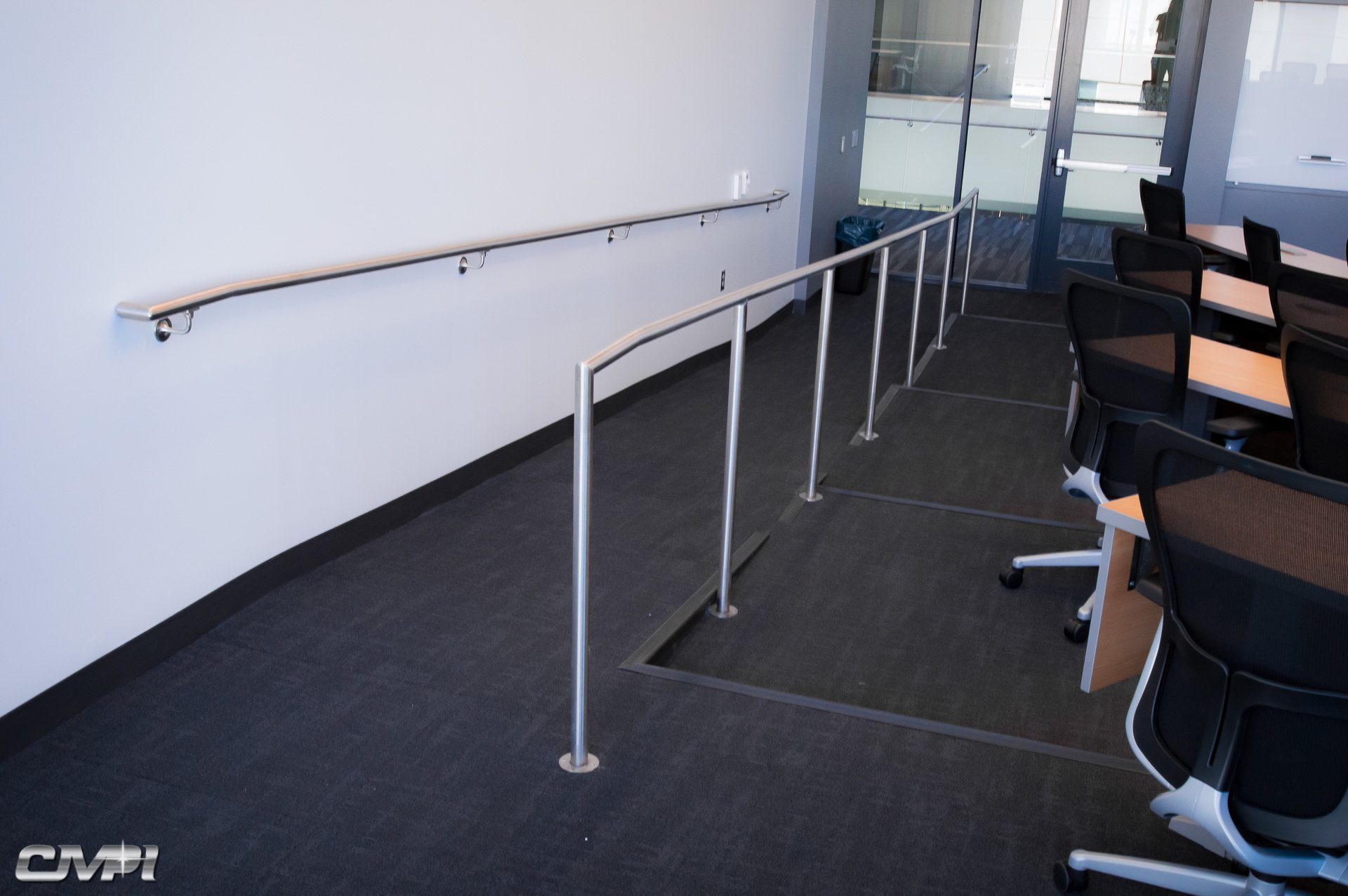 MSU Glass Hall | Stainless Steel & Glass Panel Guardrail