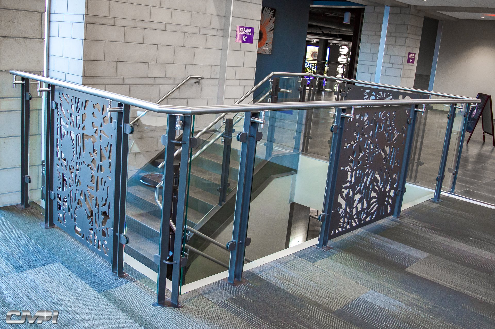 KSU Wefald Residence Hall | Stainless Glass Panel Guardrail