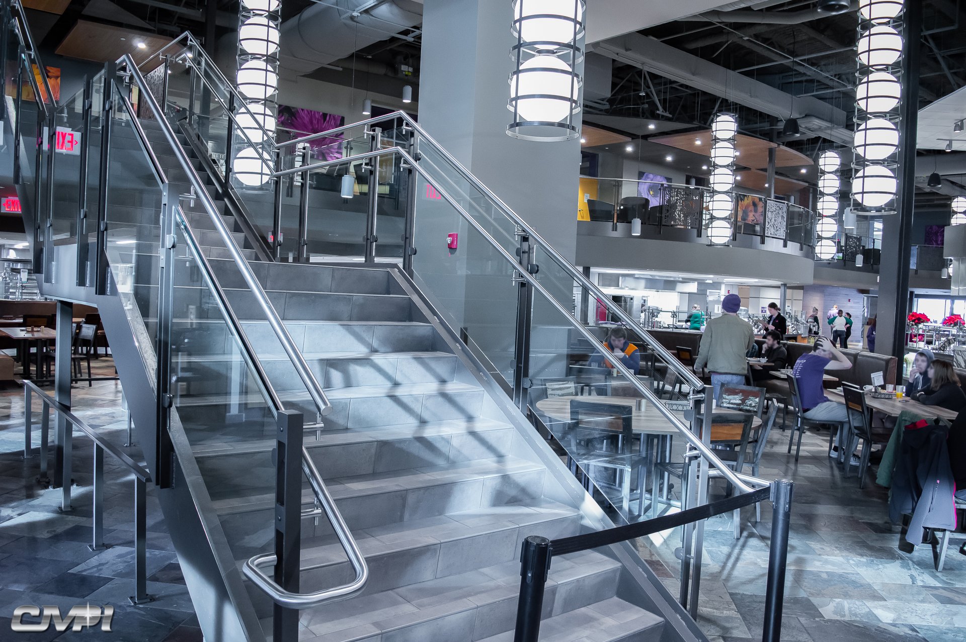 KSU Wefald Residence Hall | Stainless Glass Panel Guardrail