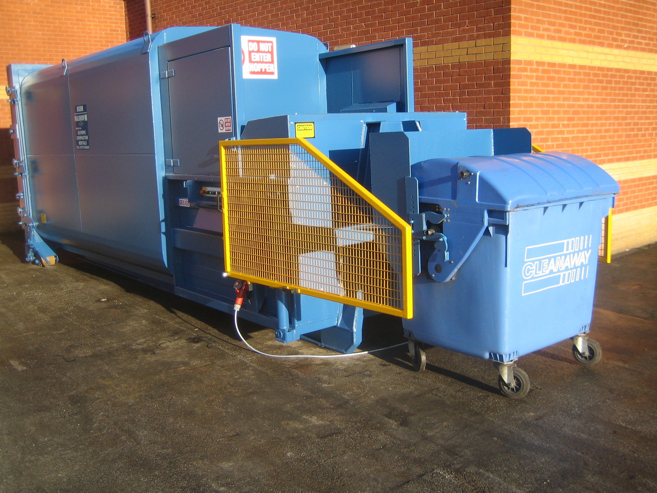 Portable waste compactors in Scotland