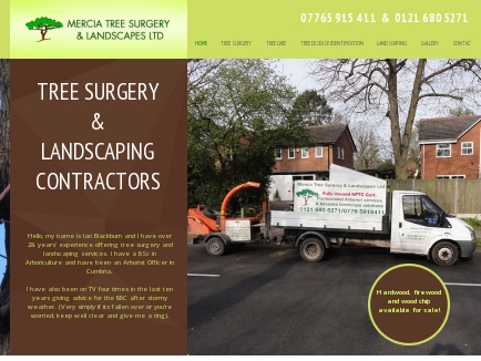 Tree surgeons from Mercia Tree Surgery & Landscapes Ltd of Birmingham