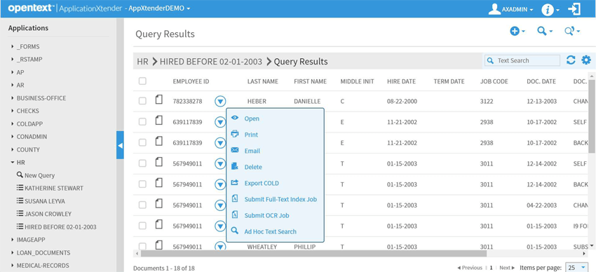 ApplicationXtender (AX)