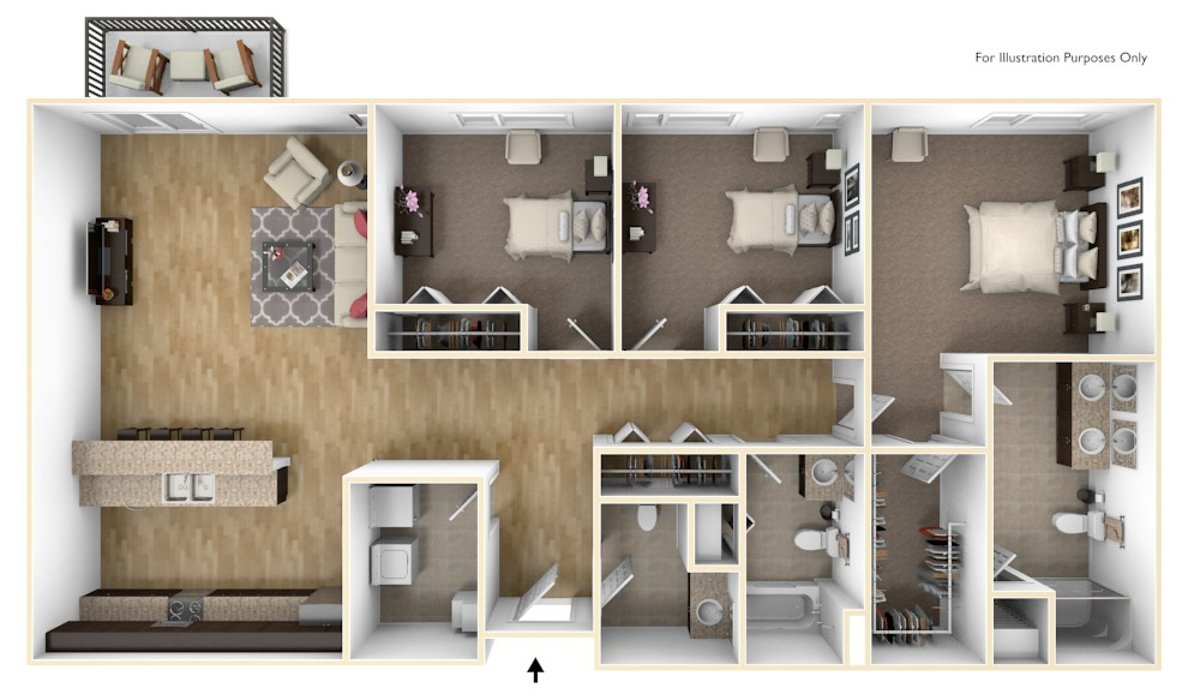 Unit Information | High Pointe Apartment Homes, Sheboygan, WI