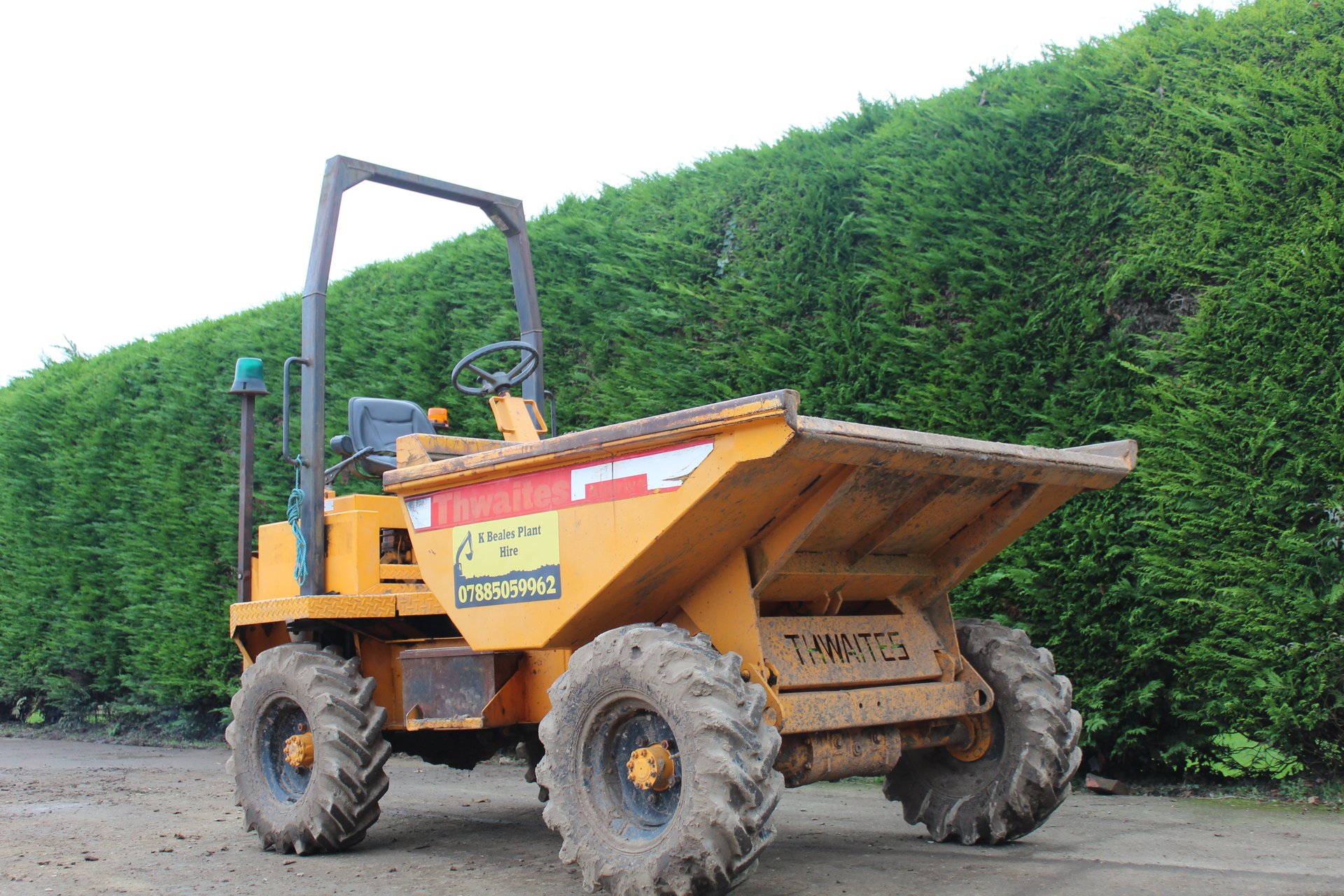 Self-drive skip loading dumpers for hire: K Beales Plant Hire