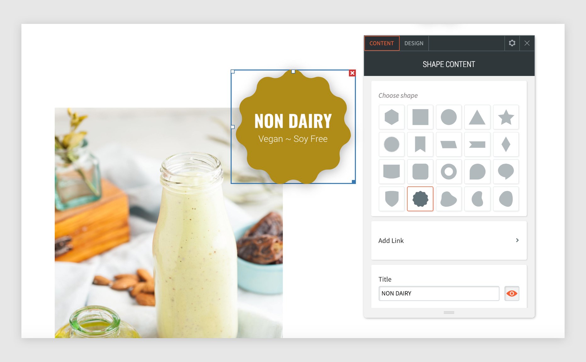 Shape Widget - Without Code