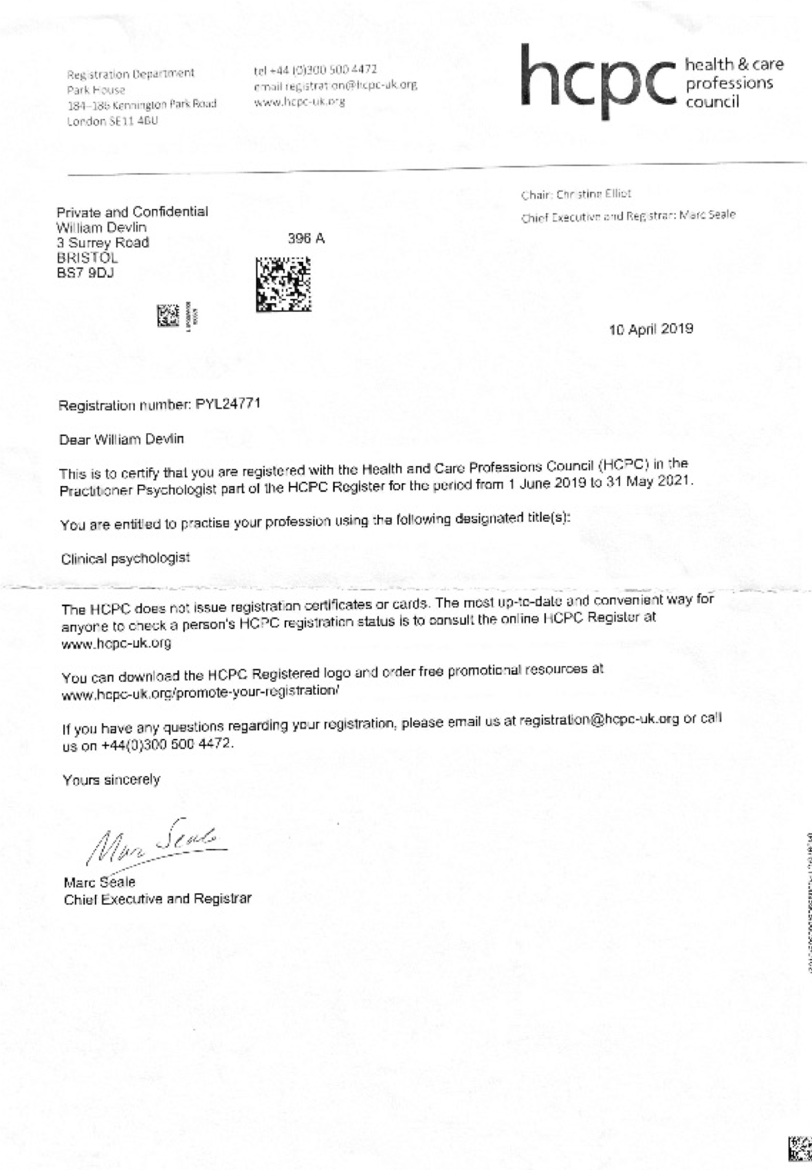 Professional Accreditation and Certification