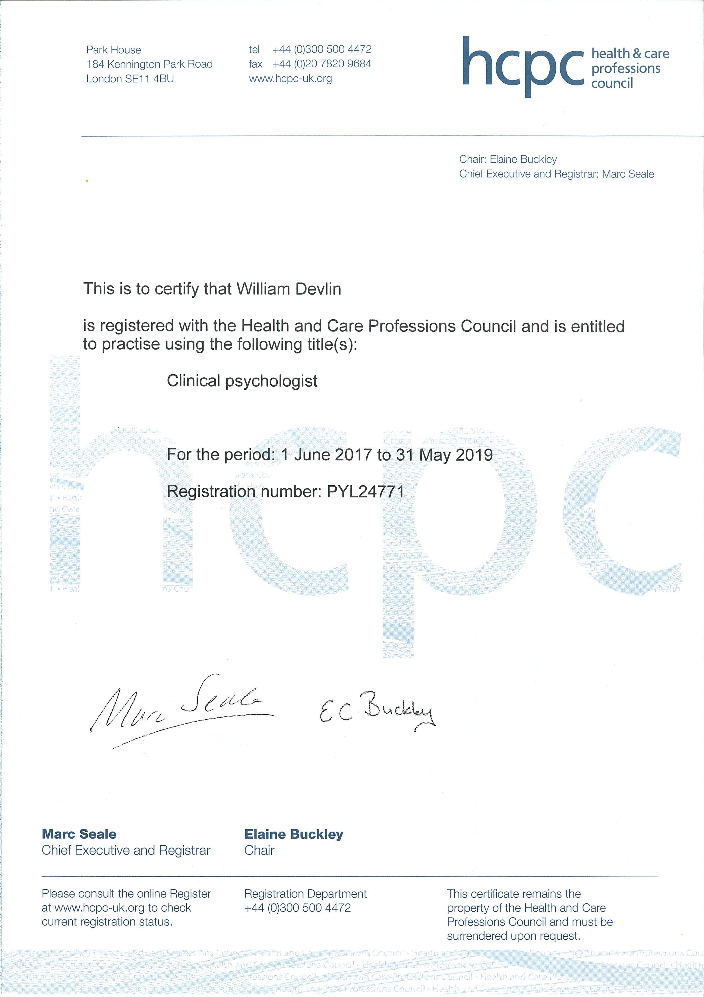 Professional Accreditation and Certification