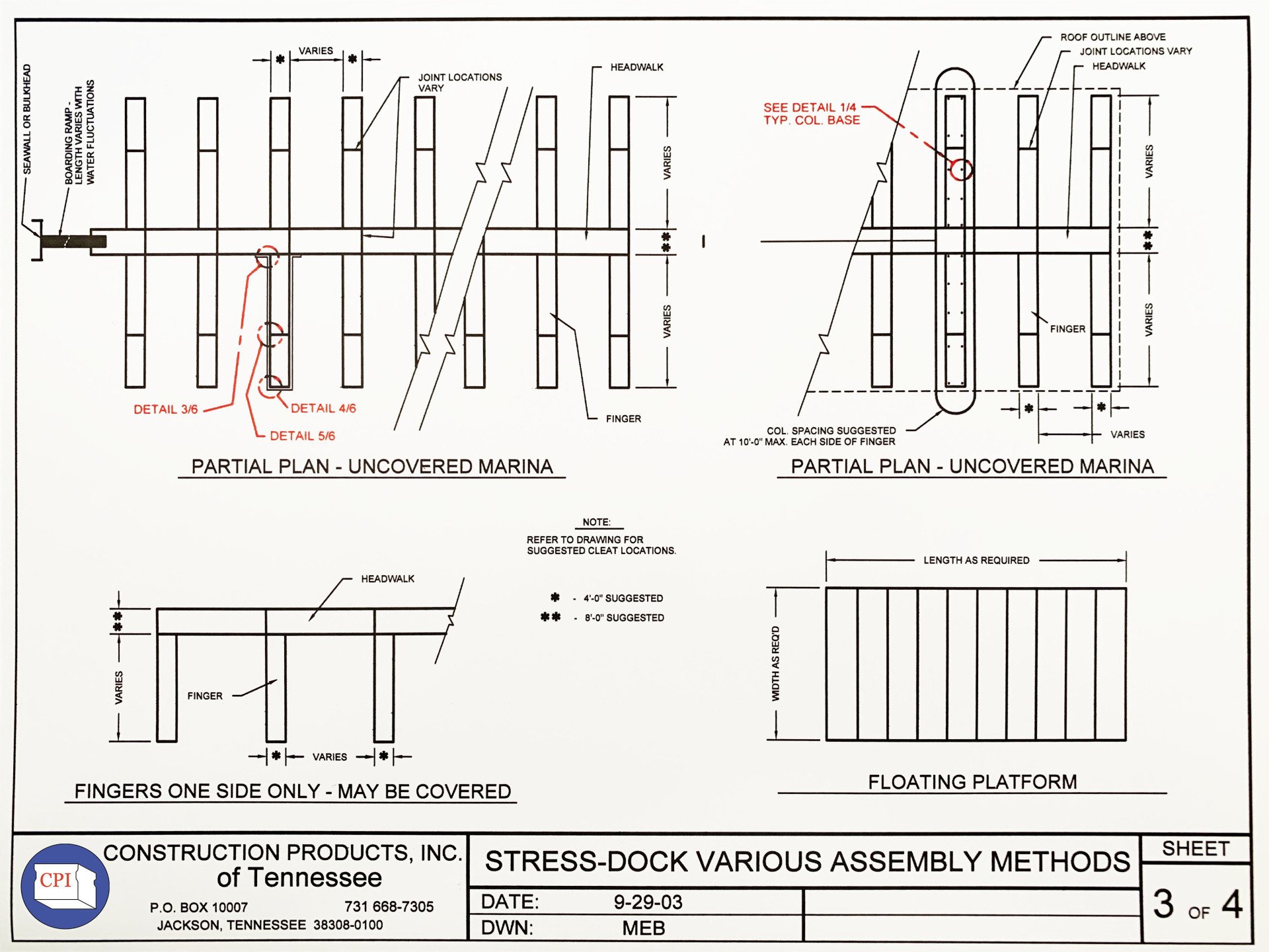 Concrete Floating Boat Dock | Construction Products | Jackson, TN