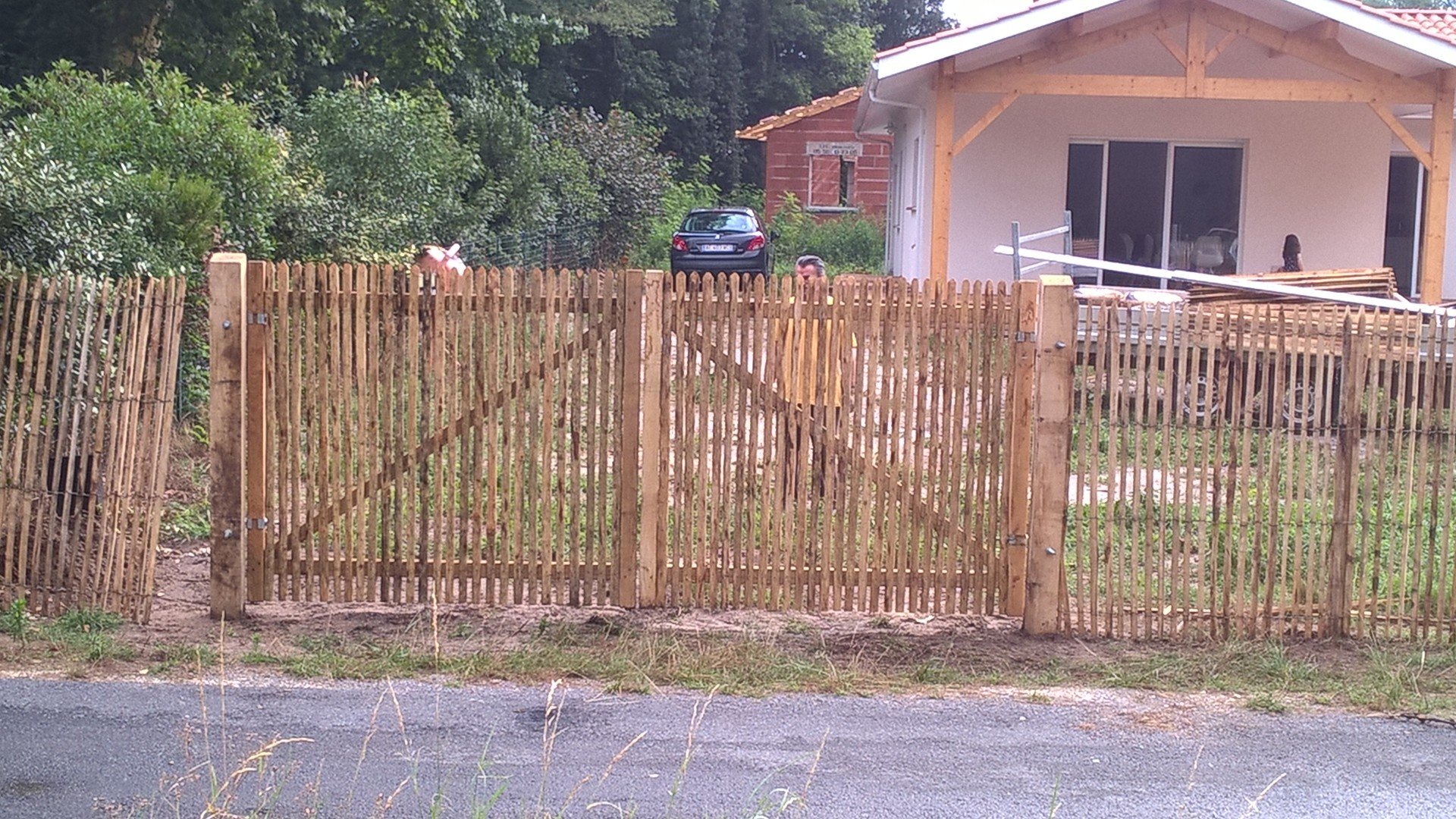 Clôture Châtaignier, Ganivelles, Portails, Panneaux, piquets