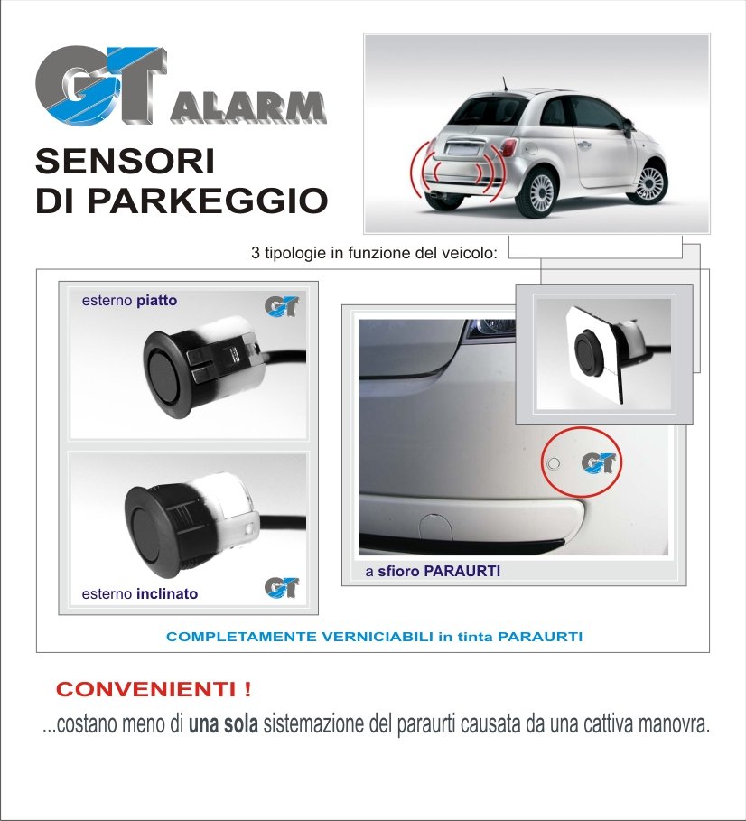 SENSORI DI PARCHEGGIO RETROMARCIA PDC