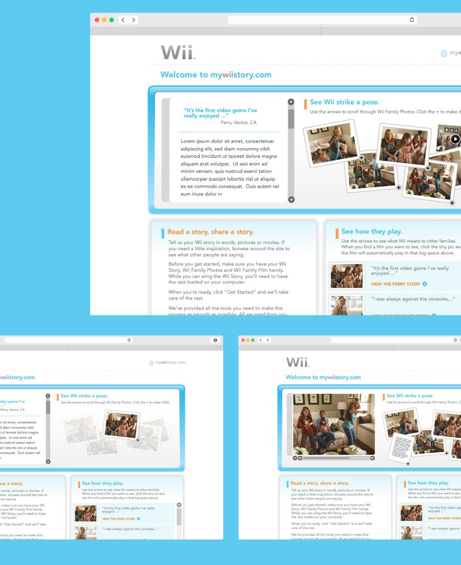 Nintendo-Wii - UI designs - Royce Butler
