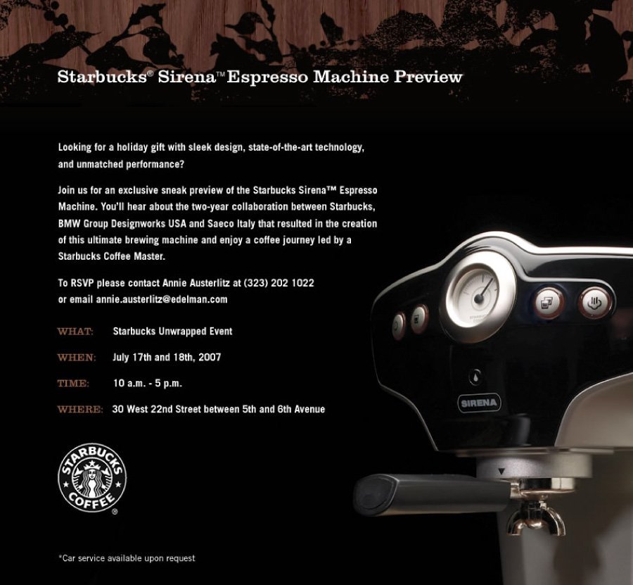 Starbucks - email designs - Royce Butler