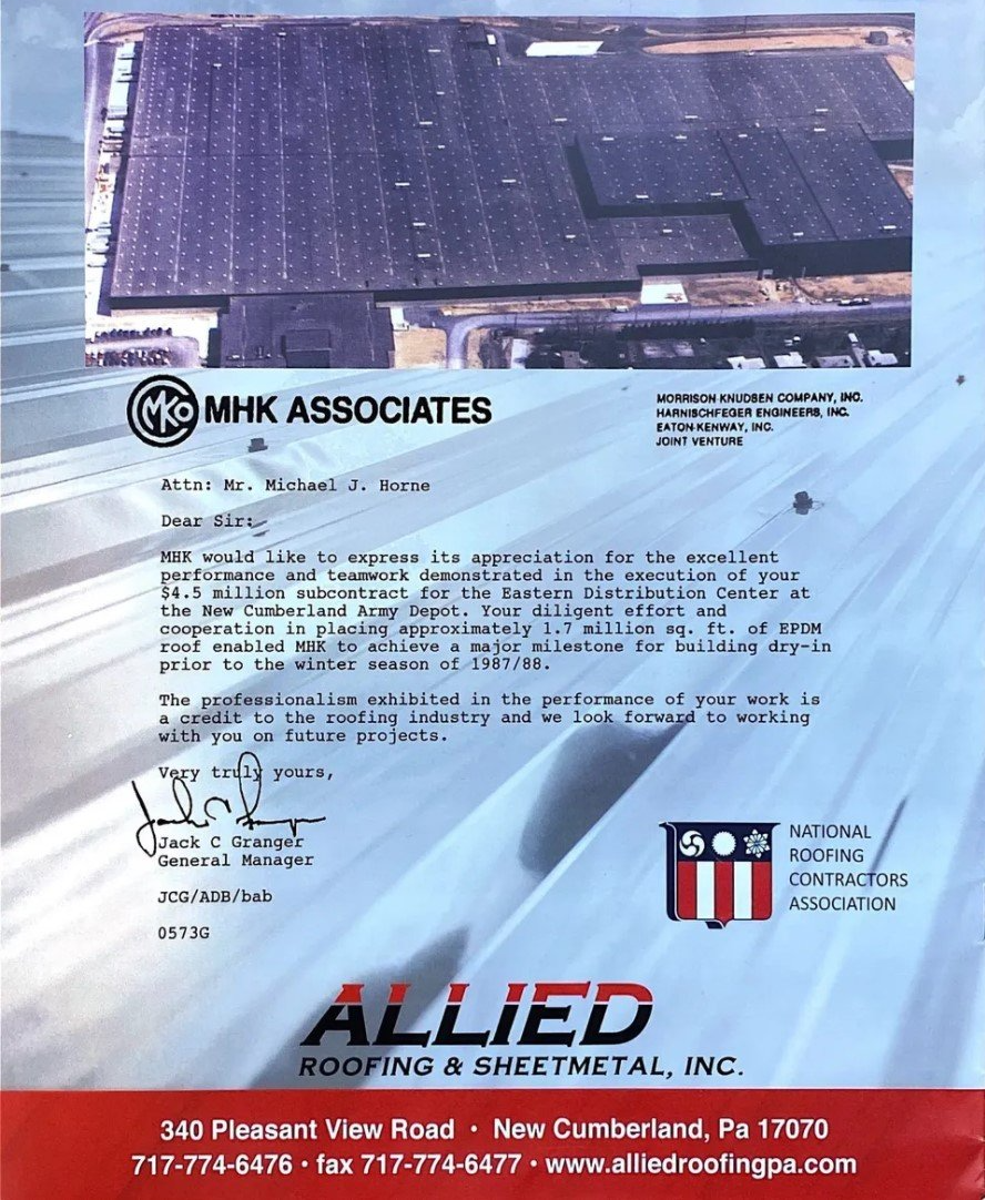 Roofing Contractor — New Cumberland, Pennsylvania — Allied Roofing and ...