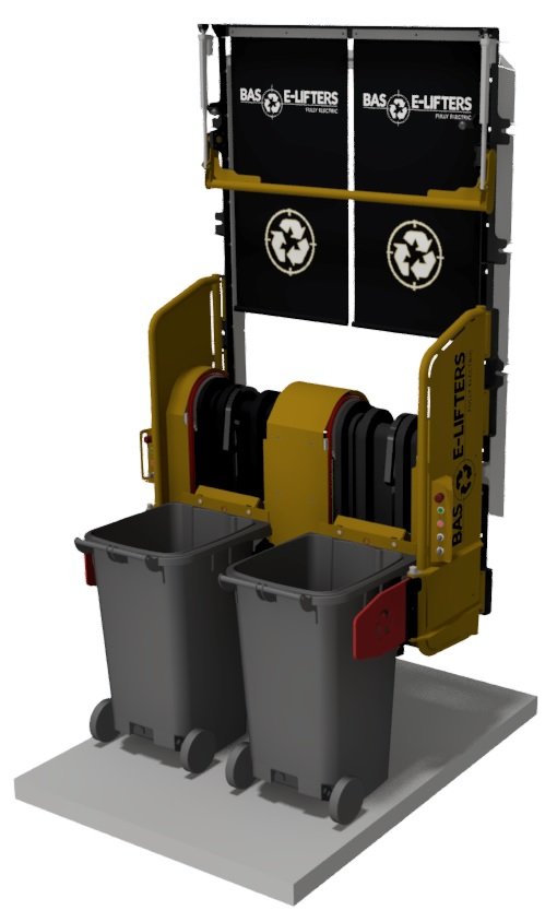 Electric Bin Lifters for RCVs and Industrial Applications