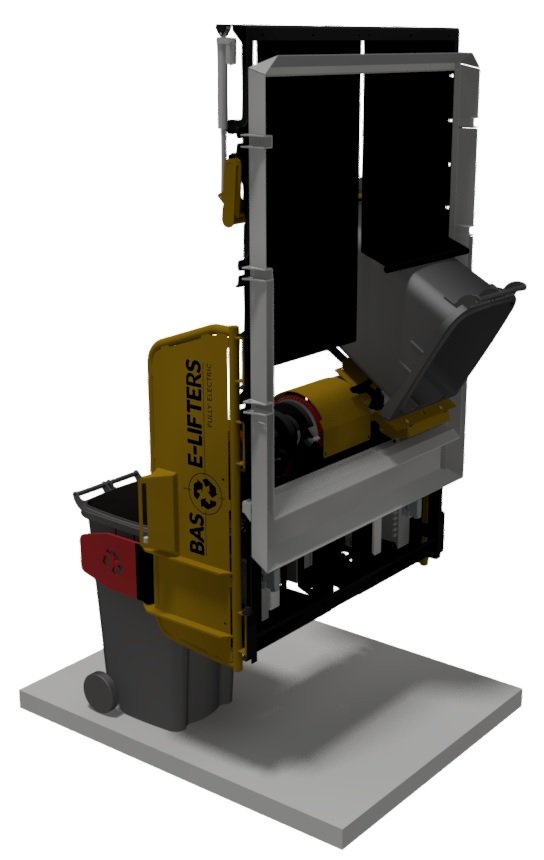 Electric Bin Lifters for RCVs and Industrial Applications