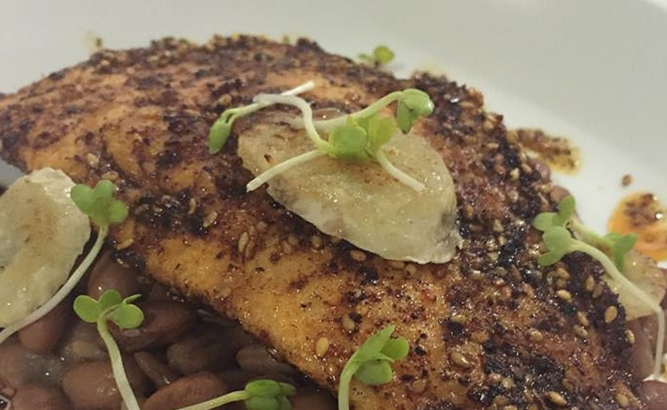 Huachinango al ajonjolí