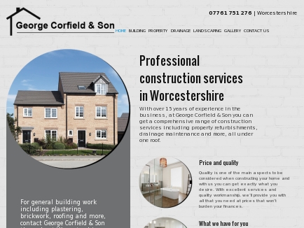 Construction services in Worcestershire by George Corfield & Son