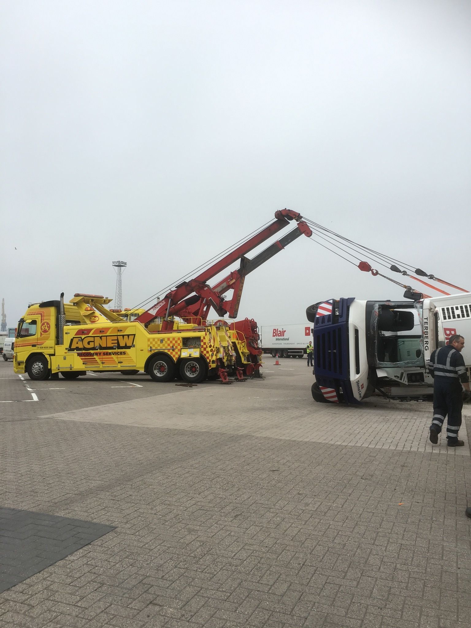 Commercial vehicle recovery by Agnew Recovery Services Ltd