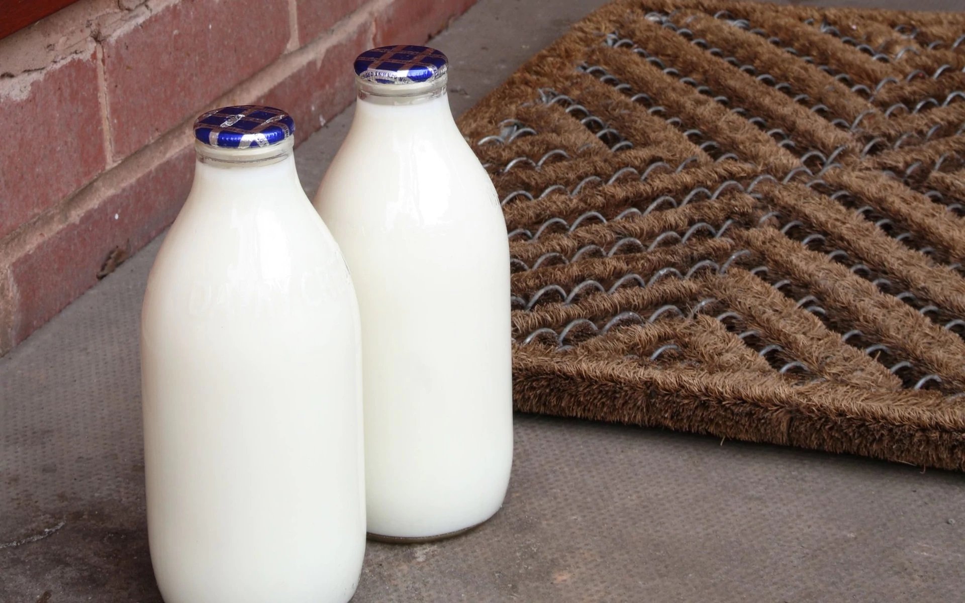 Milk delivered throughout Great Harwood by a local milkman.