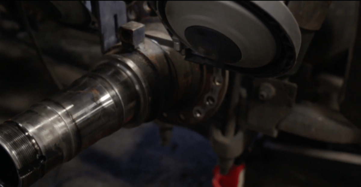 United Axle patented spindle replacement process.