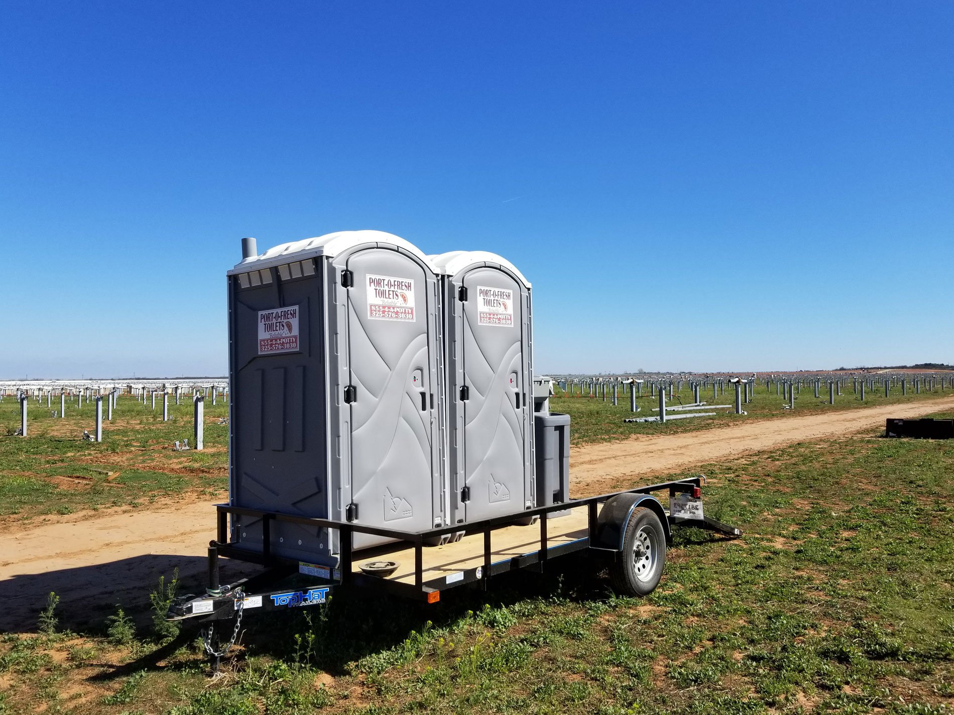Windmill and Solar Power Portable Restrooms | Abilene, TX | Port O Fresh