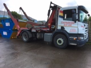 4, 6, and 8 yard skips available in Ayrshire | D.W Parker Skips