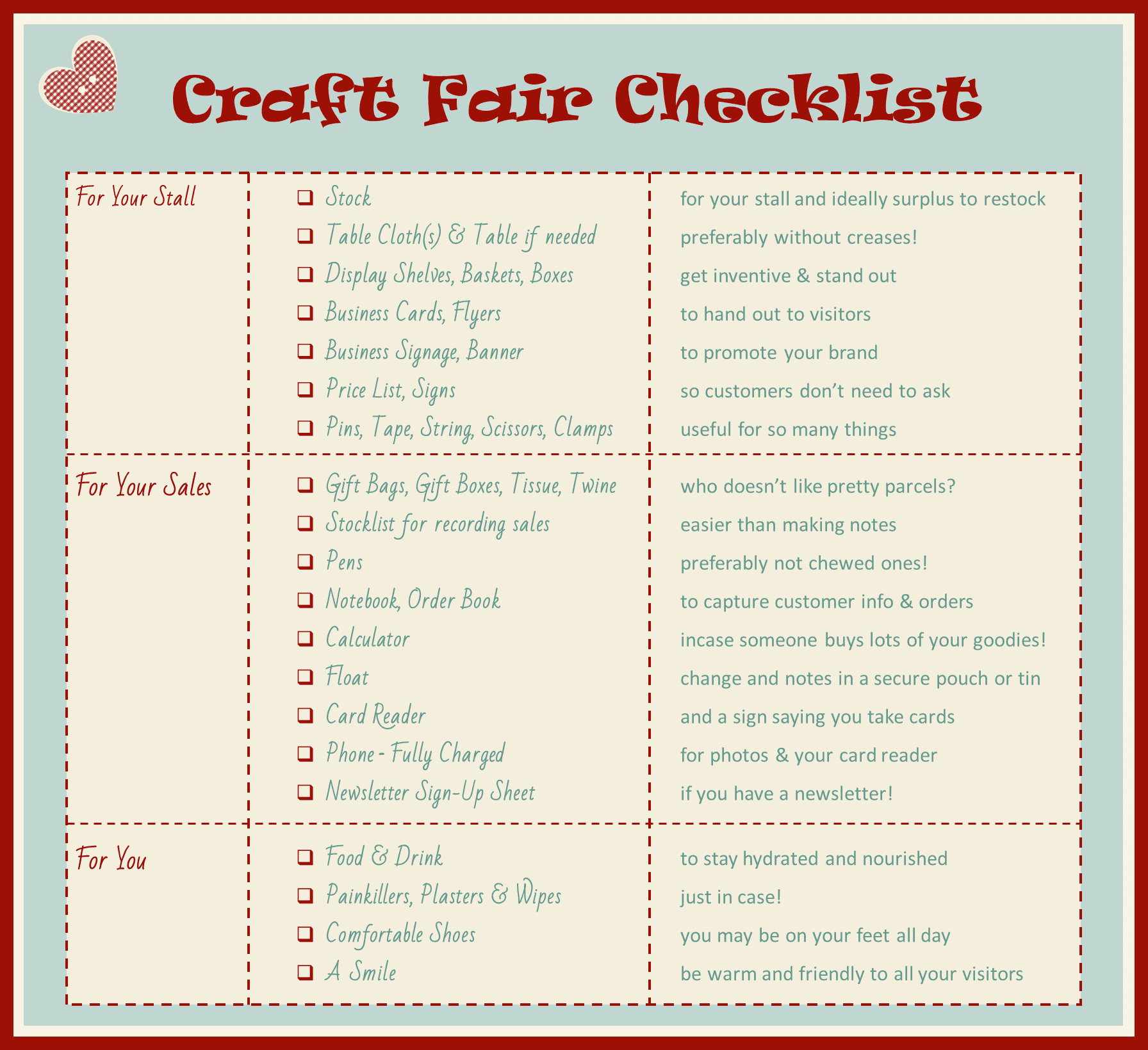 How To Survive & Thrive At Your First Craft Fair - Part 1