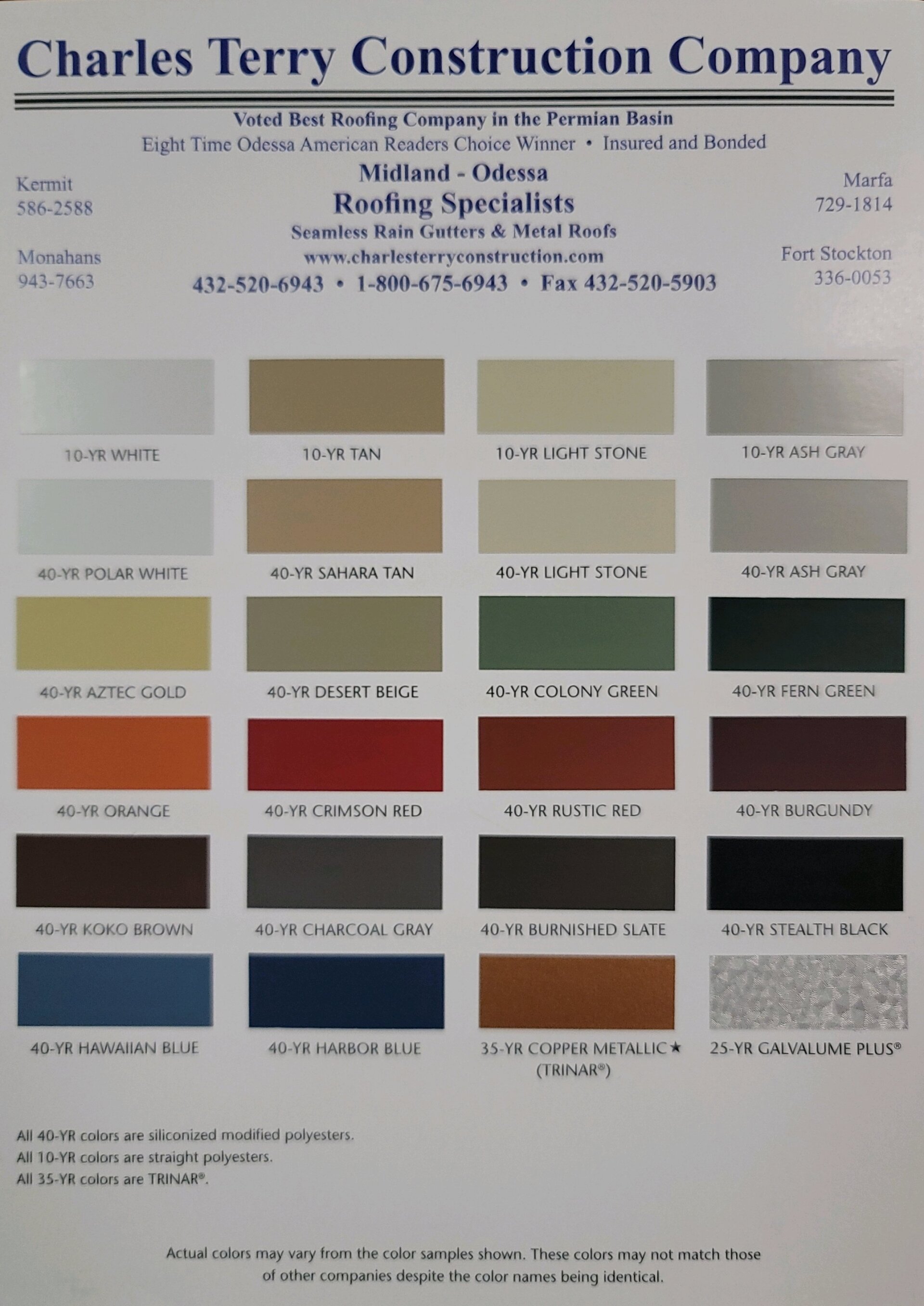 Metal Buildings | Midland, Texas | Charles Terry Construction Inc.