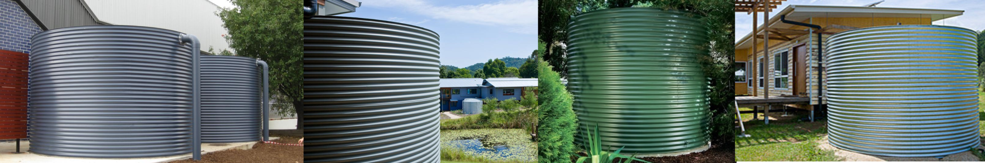 Colorbond Aquaplate Round Steel Water Tanks NSW & ACT.