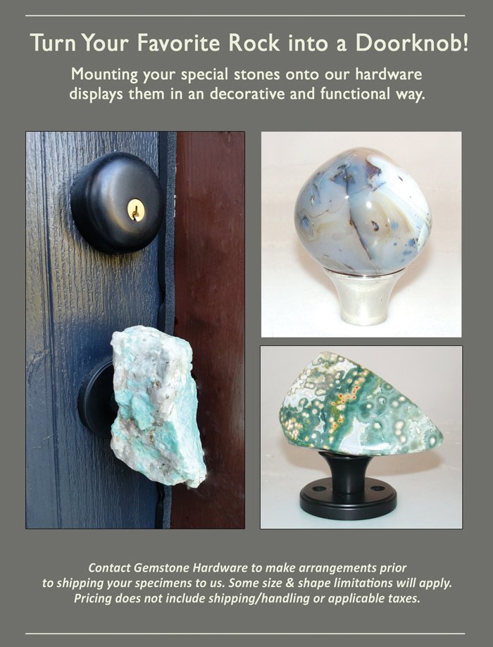 Gemstone Doorknobs